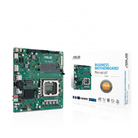 137,90 € | ASUS PRO H610T-CSM Intel H610 LGA 1700 Mini ITX