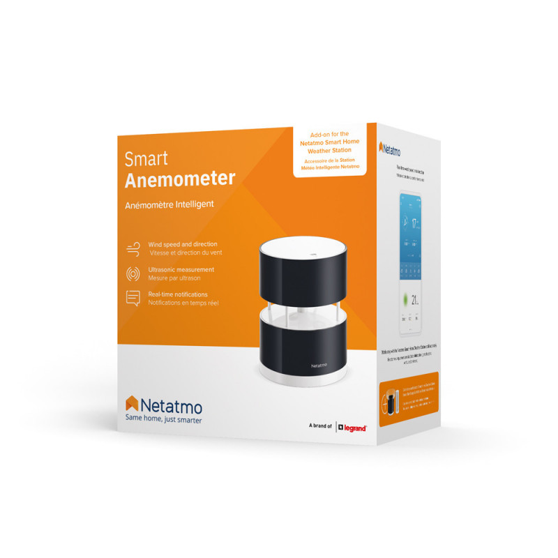 123,90 € | Netatmo Wind Gauge älykodin ympäristösensori Langaton