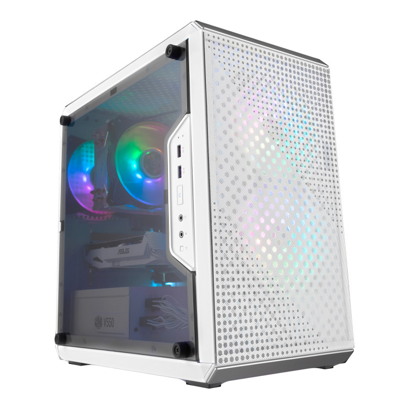 69,90 € | Cooler Master MasterBox Q300L White Mini Tower Valkoinen