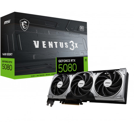 1,399.00 | MSI VENTUS GeForce RTX5080 16G 3X OC NVIDIA GeForce RTX ...