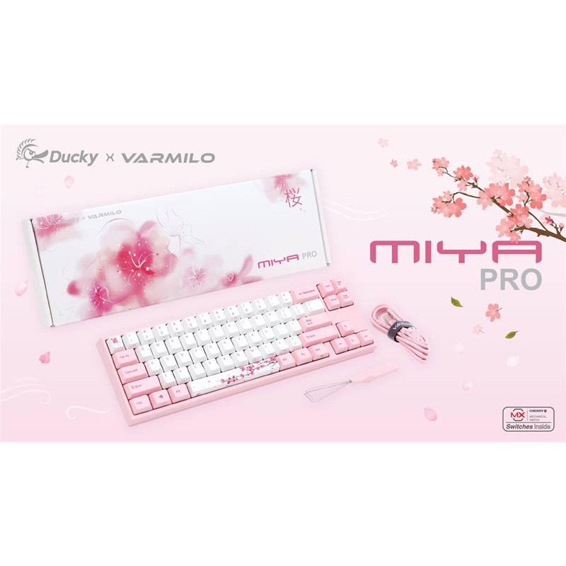 139,90 € | Ducky x Varmilo MIYA-Pro Sakura TKL Cherry MX Red Nordic...